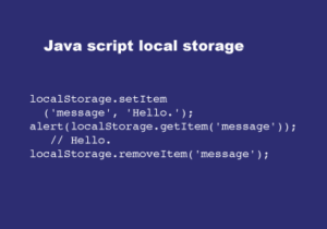Best use of Local Storage for JavaScript · TechMagz